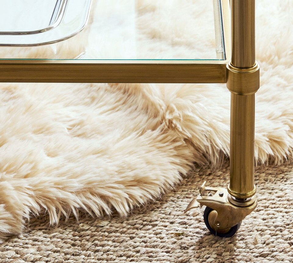 Everson Metal Bar Cart (31.5")